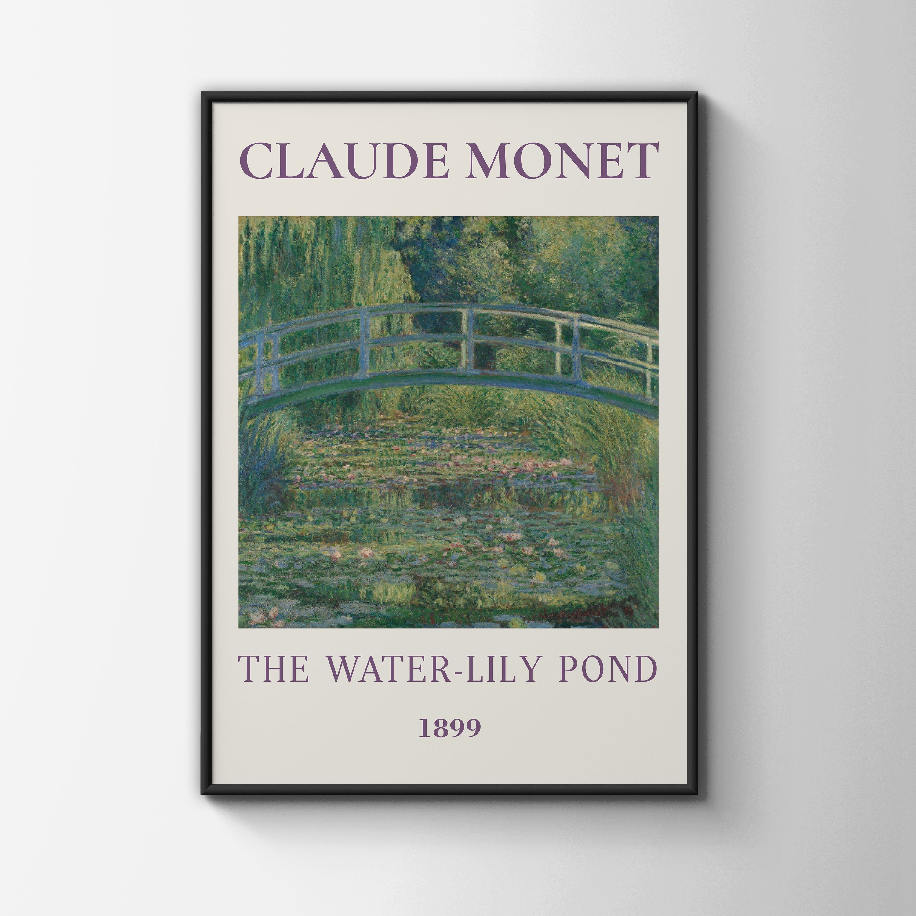 Monet Poster, Monet Exhibition Poster, Monet Paintings, Modern Home ...