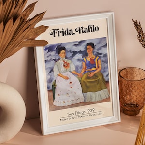Frida Kahlo Posters, the Two Fridas, Feminist Print, Modern Posters ...
