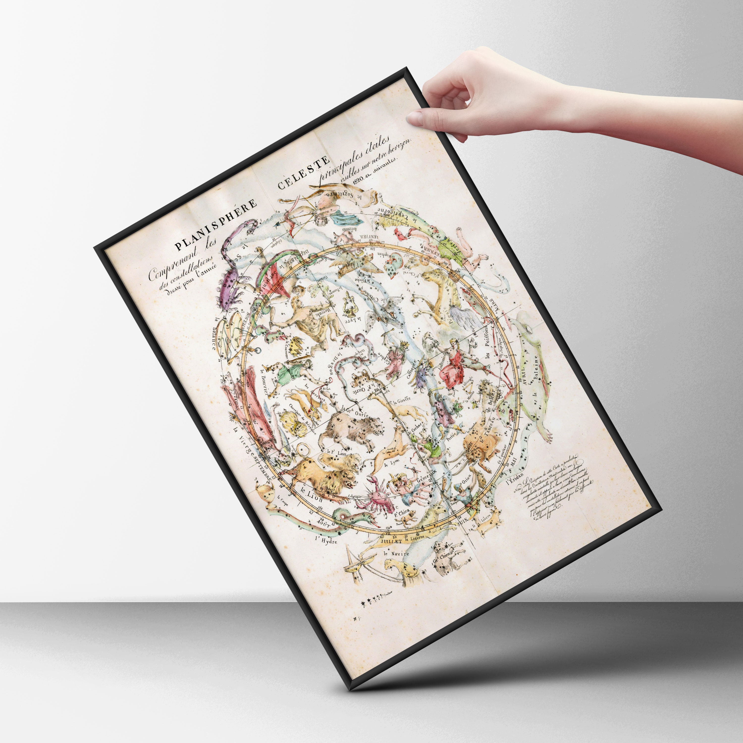 Old Celestial Map Vintage Astronomy Vintage Map Poster - Etsy