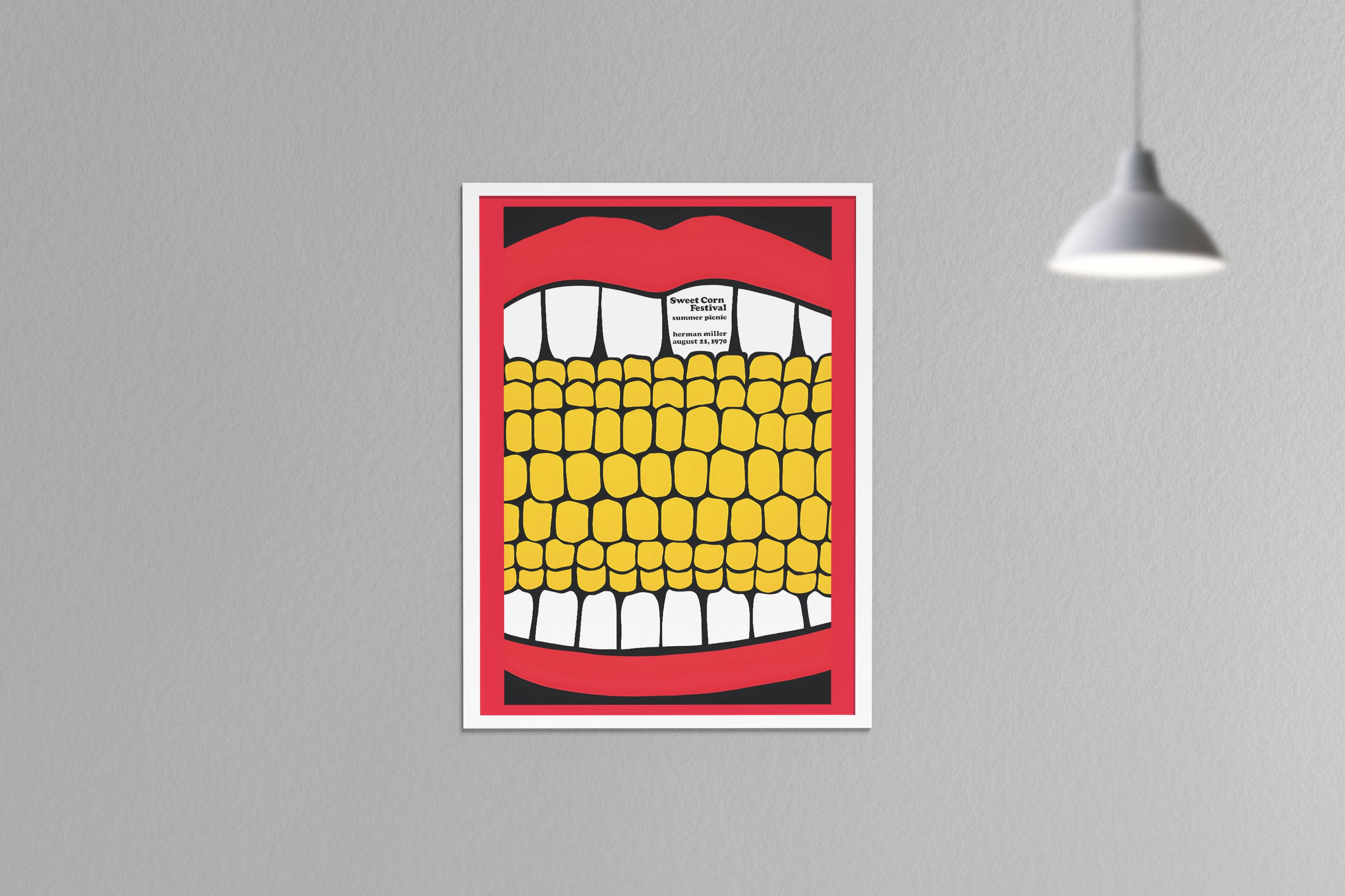 Sweet Corn Festival Print, 1972 Iconic Poster, Iconic Posters, Festival ...