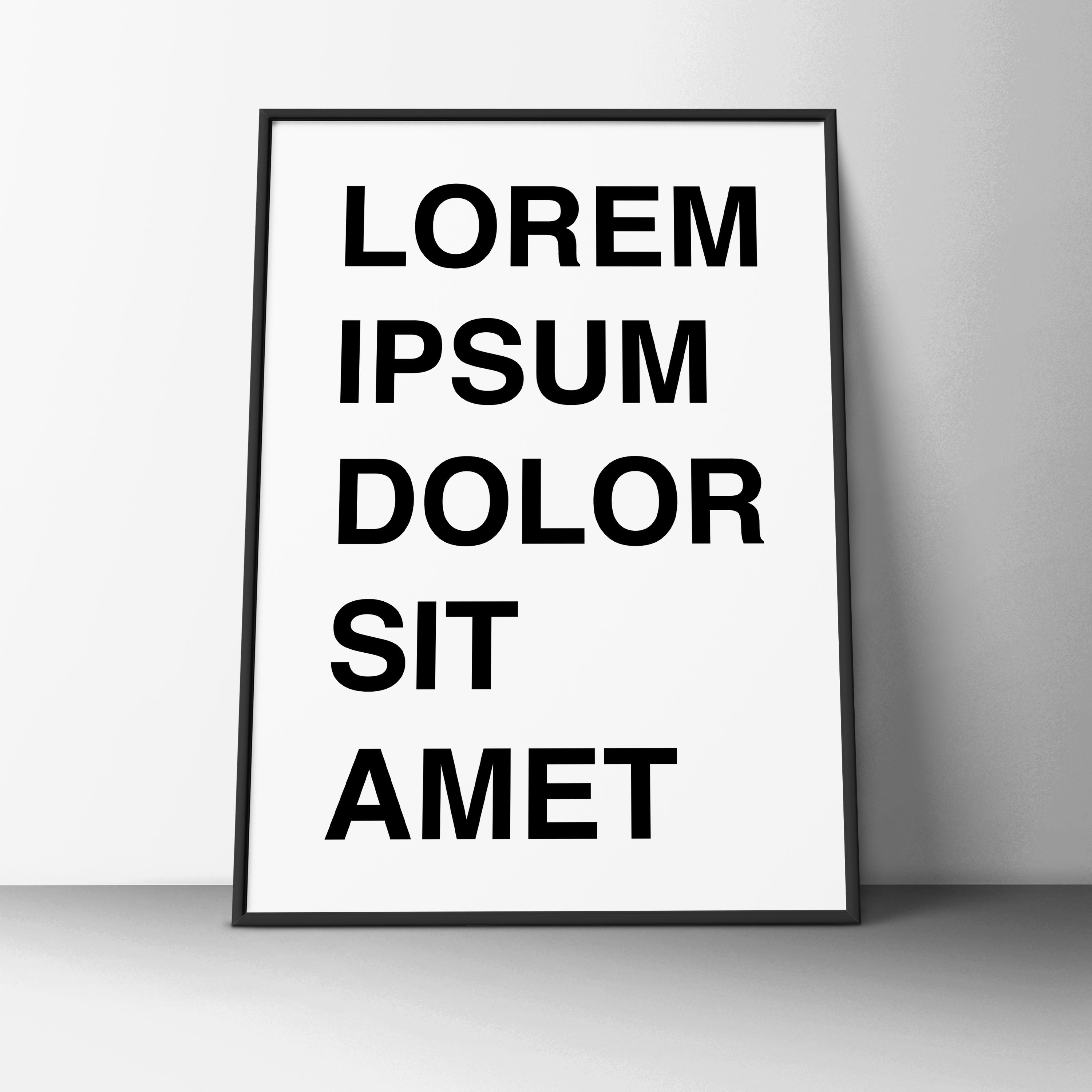 Lorem Ipsum Poster, Graphic Design Print, Gift for Graphic Designer ...