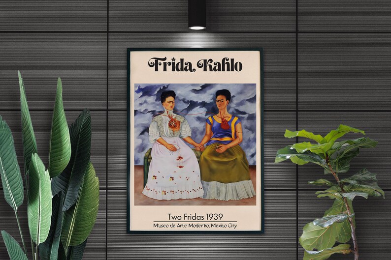 Frida Kahlo Posters, the Two Fridas, Feminist Print, Modern Posters ...
