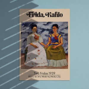 Frida Kahlo Posters, the Two Fridas, Feminist Print, Modern Posters ...