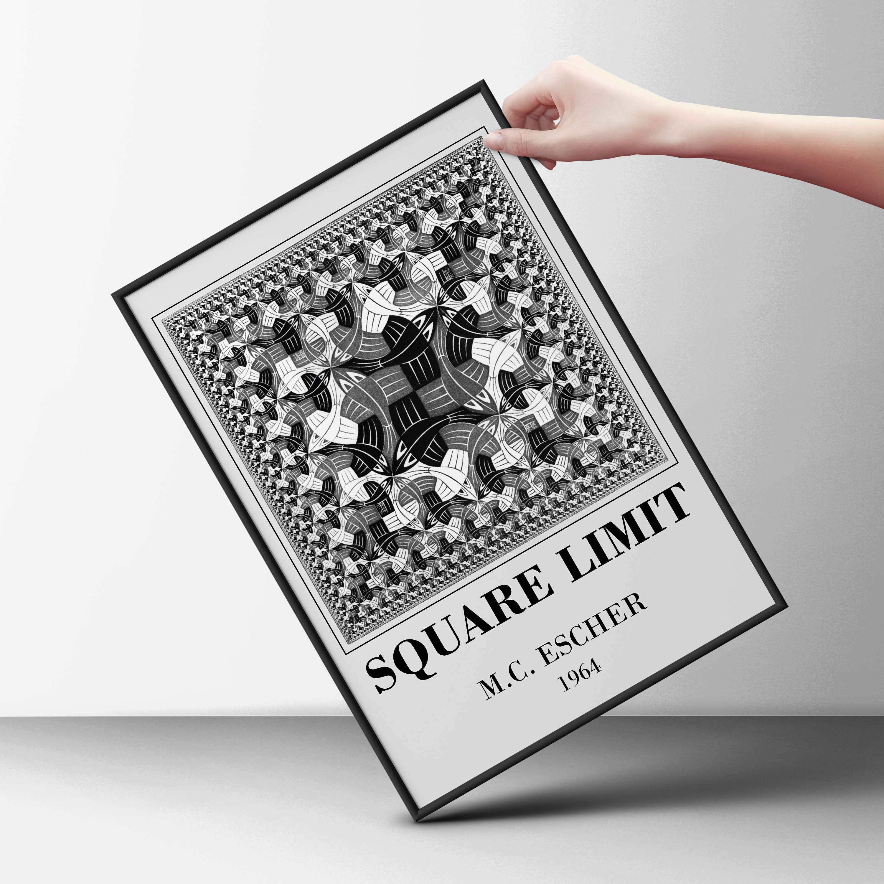 M.C. Escher Poster, M.C. Escher Square Poster, Art Poster, Exhibition ...