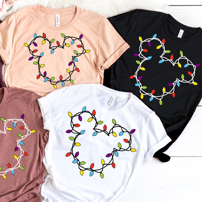 Christmas Mickey Shirt - Etsy