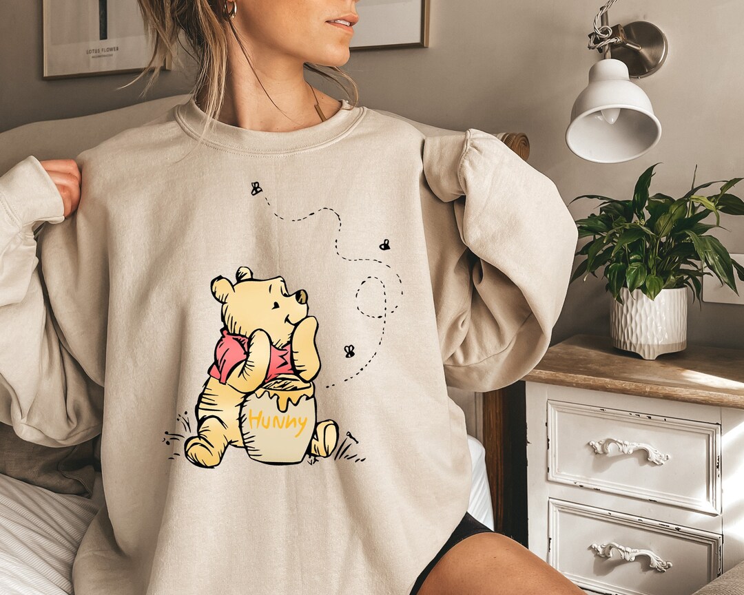 Vintage Pooh Shirt, Minimal Winnie the Pooh T-shirt, Disney Trip ...