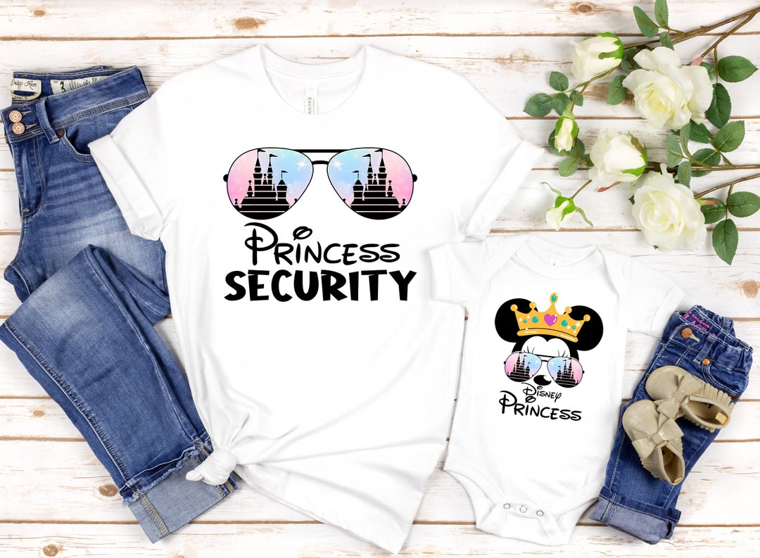 Princess Security Shirt, Disney Princess T-shirt, Father's Day Shirt ...