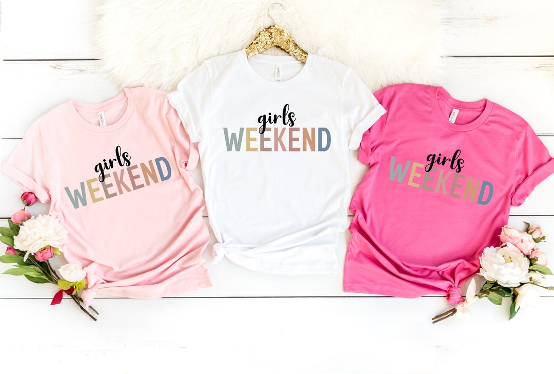 Girls Trip Shirts, Girls Weekend T-shirts, Girl Group Vacation, Girls Party Shirts, Girls ...