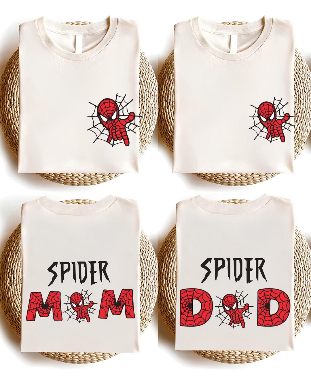 Custom Family Spider Shirt, Spider Dad Shirt, Spider Mom Shirt ...