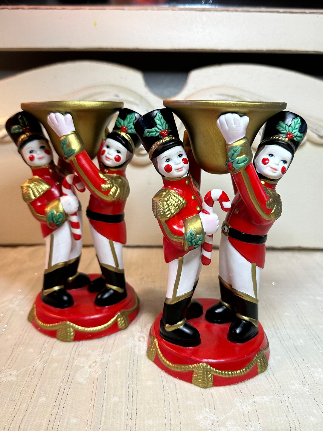 Retired Set of Partylite Toy Soldiers Candle Holders - Etsy