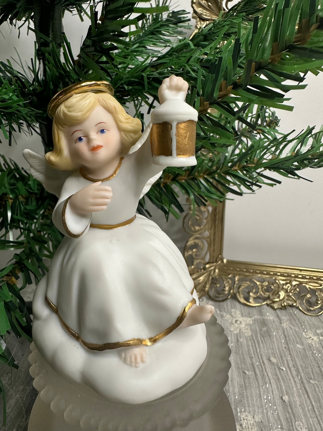 Vintage Radiant Rachel Golden Halos Christmas Angel - Etsy