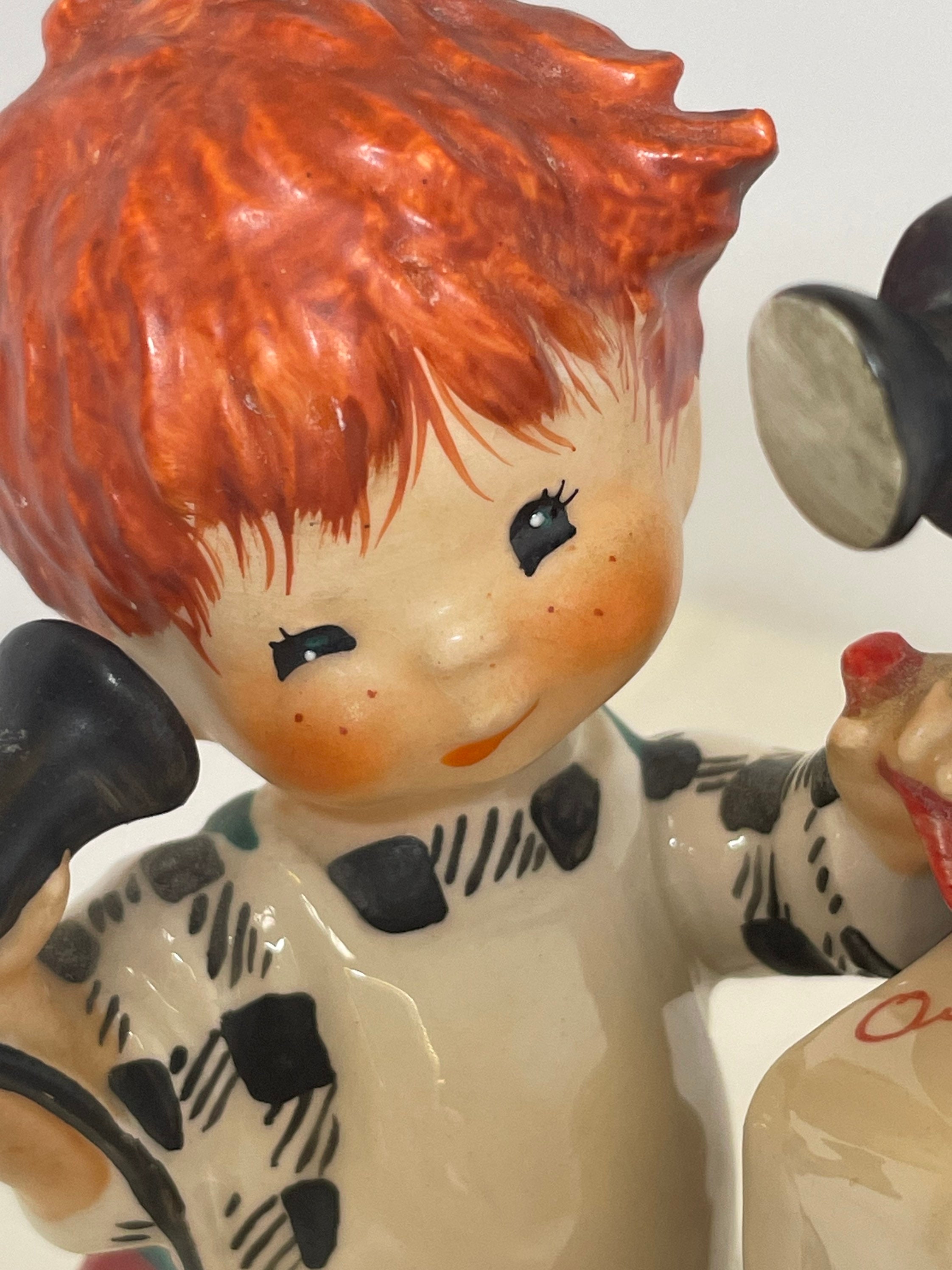 Charlot by Goebel SUPER SERVICE Grocer Red Head Figurine - Etsy