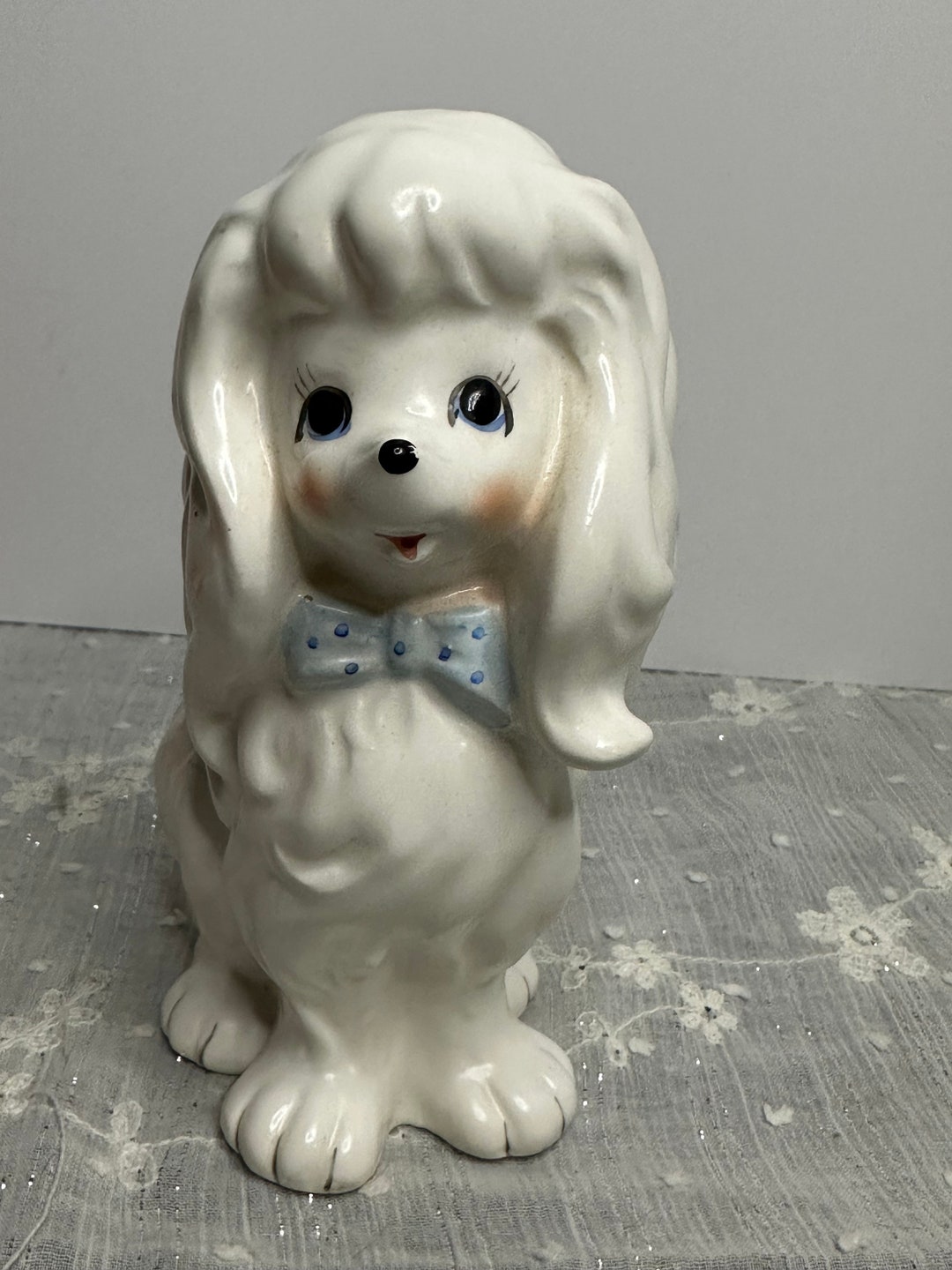 Vintage Velcro Los Angeles Ceramic Poodle Planter - Etsy
