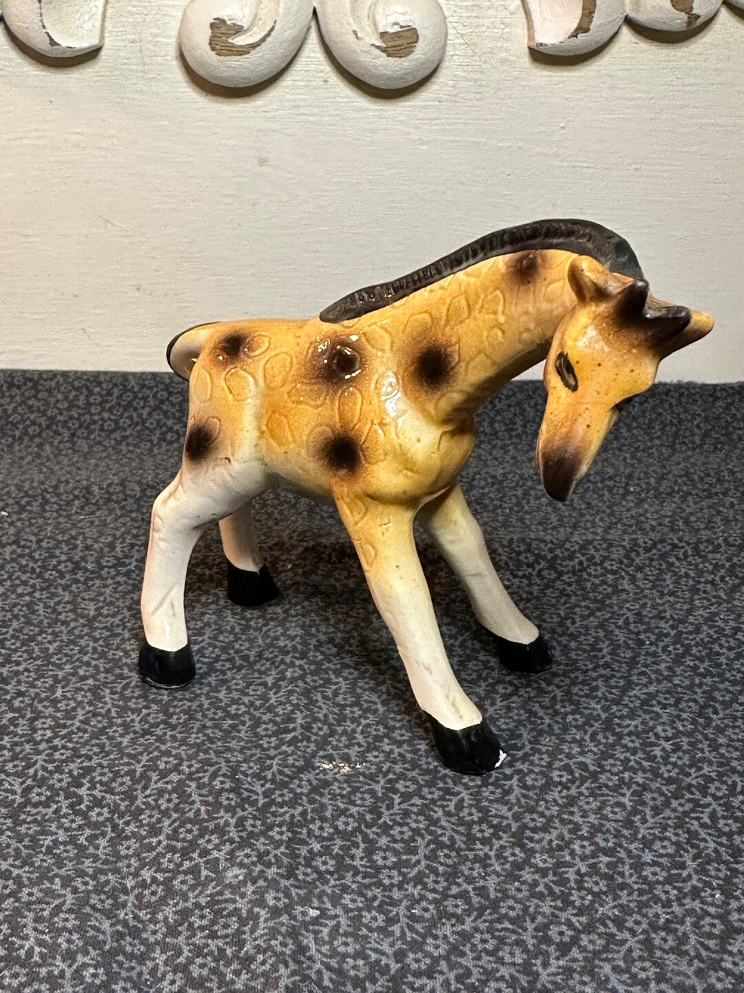 Vintage Small Ceramic Giraffe Figurine Made in Japan - Etsy