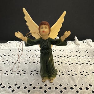 Lot of 4 Unbranded 4 Hard Plastic ANGEL Ornaments Vintage RARE - Etsy