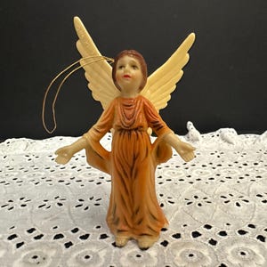 Lot of 4 Unbranded 4 Hard Plastic ANGEL Ornaments Vintage RARE - Etsy