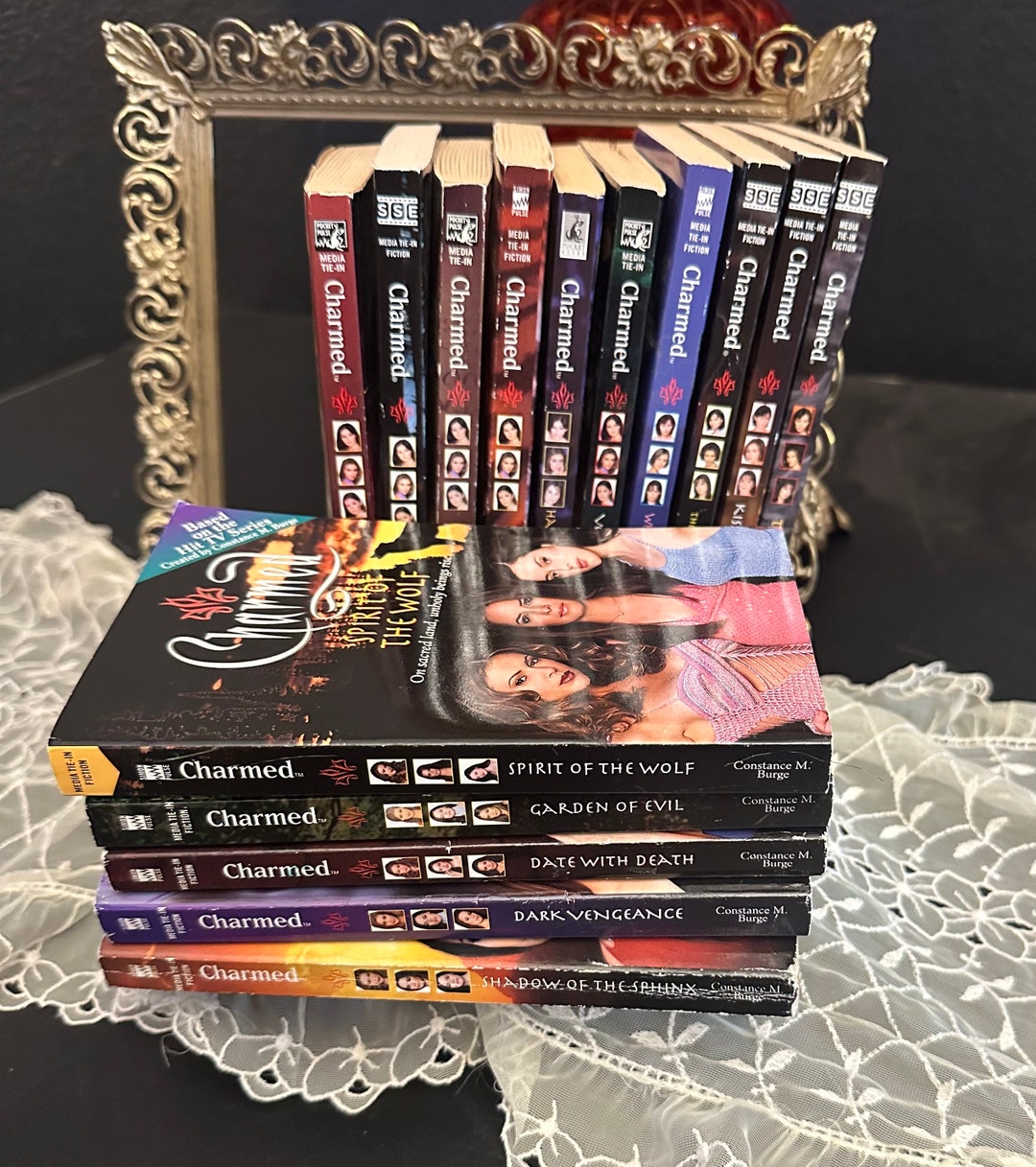 Lot of 15 Vintage Y2K Charmed Books TV Media Constance M. Burge - Etsy