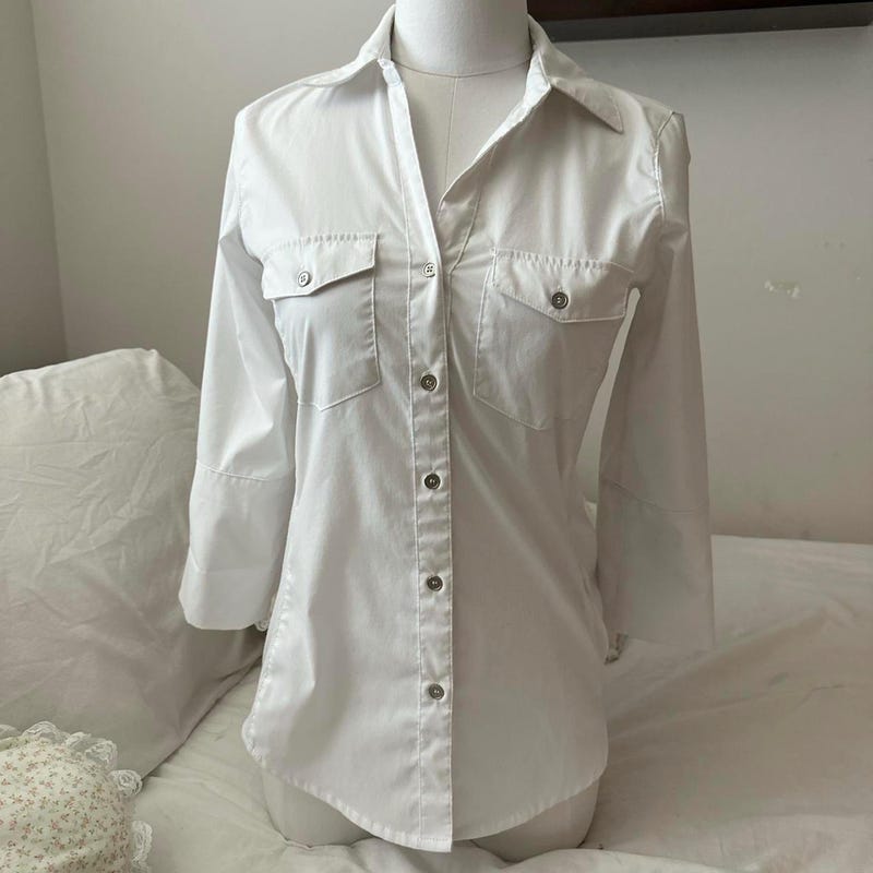 Y2k Gothic Button Shirt - Etsy