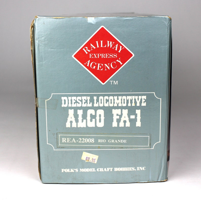 Railway Express Agency Diesel Locomotive ALCO FA-1 REA-22008 G-scale - Etsy