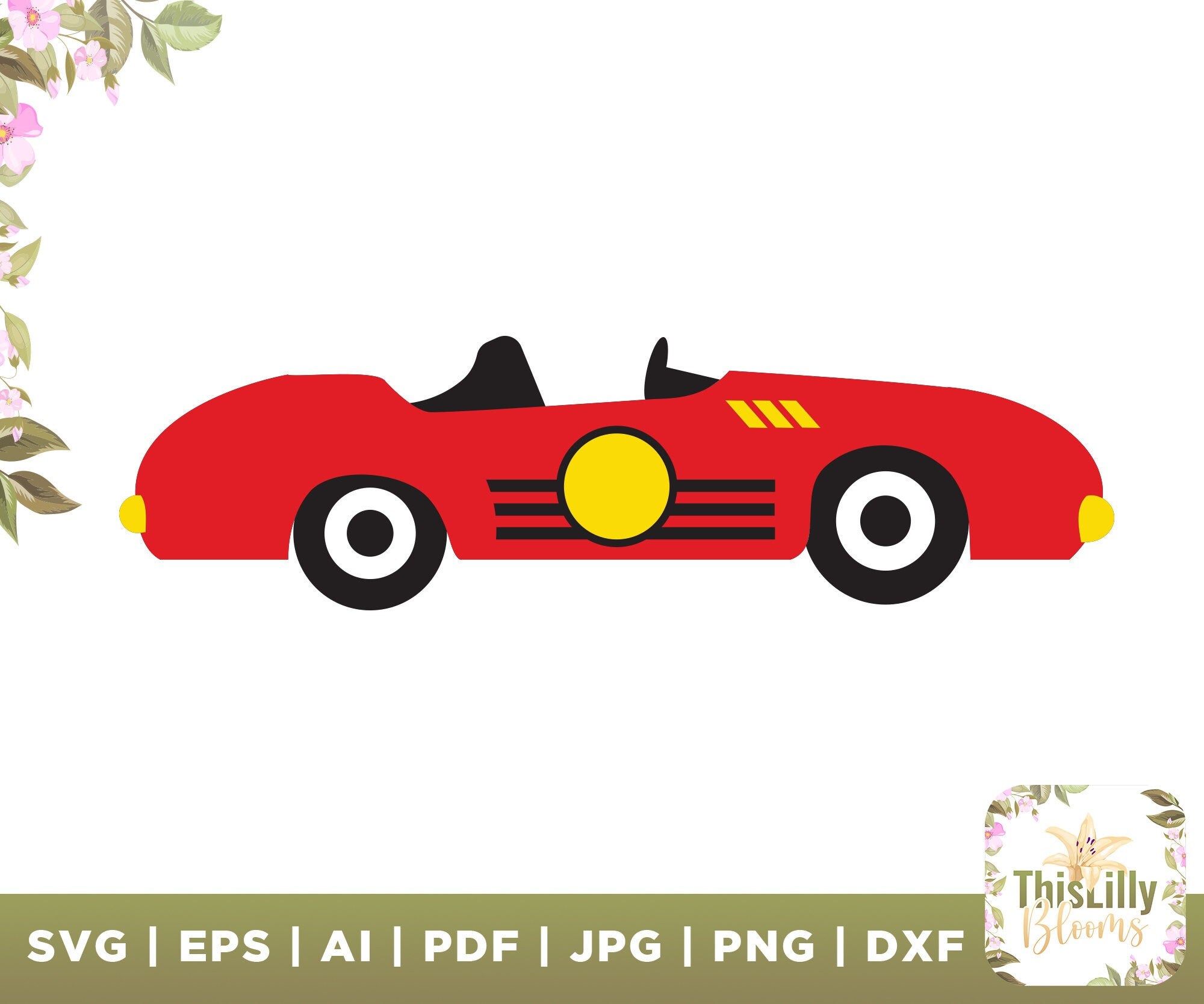 Racing Car SVG Geburtstag svg Kinder svg Layered Papier - Etsy.de