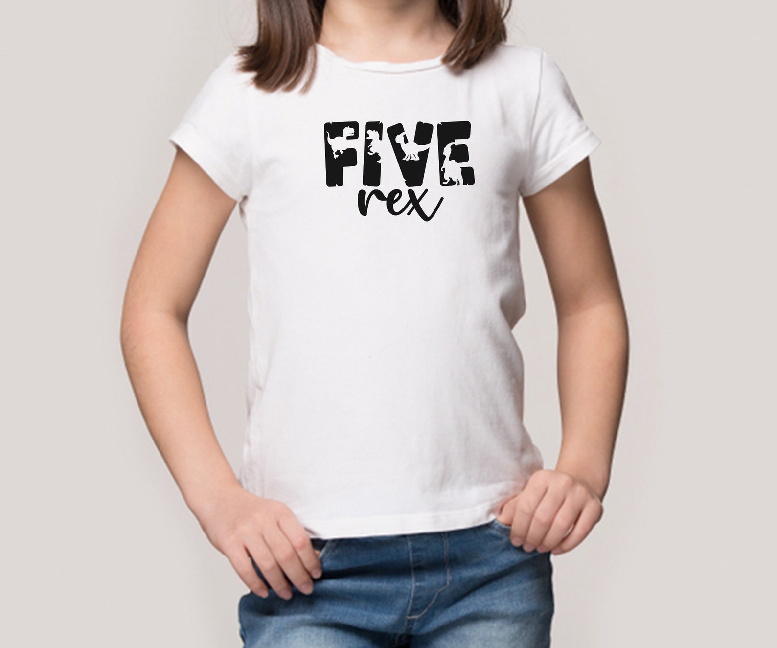 Five Rex Svg Dinosaur Birthday Boy Svg Kids Five Rex Svg - Etsy