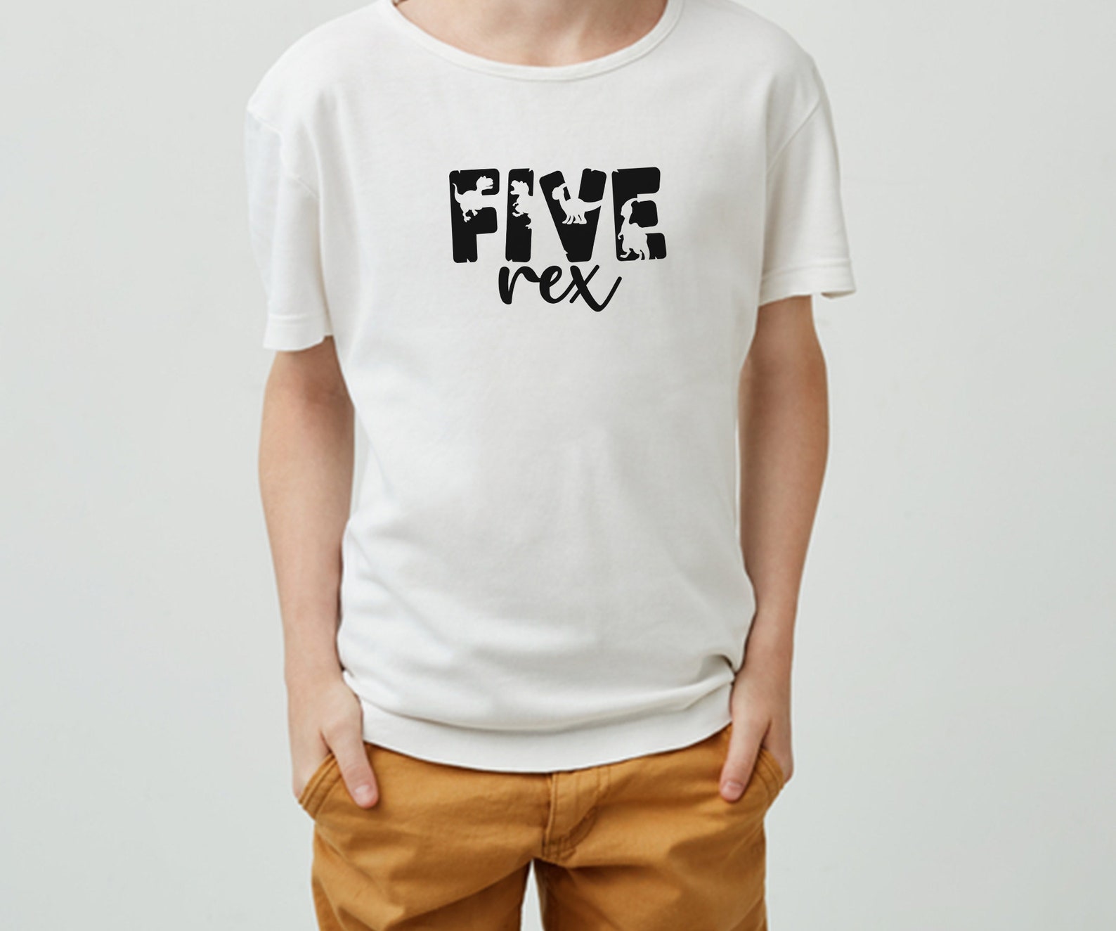 Five Rex Svg Dinosaur Birthday Boy Svg Kids Five Rex Svg - Etsy