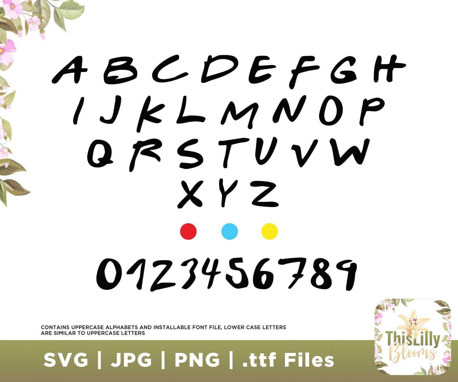 Friends Font Friends Font Svg Friends Font TTF Font Svg Png - Etsy