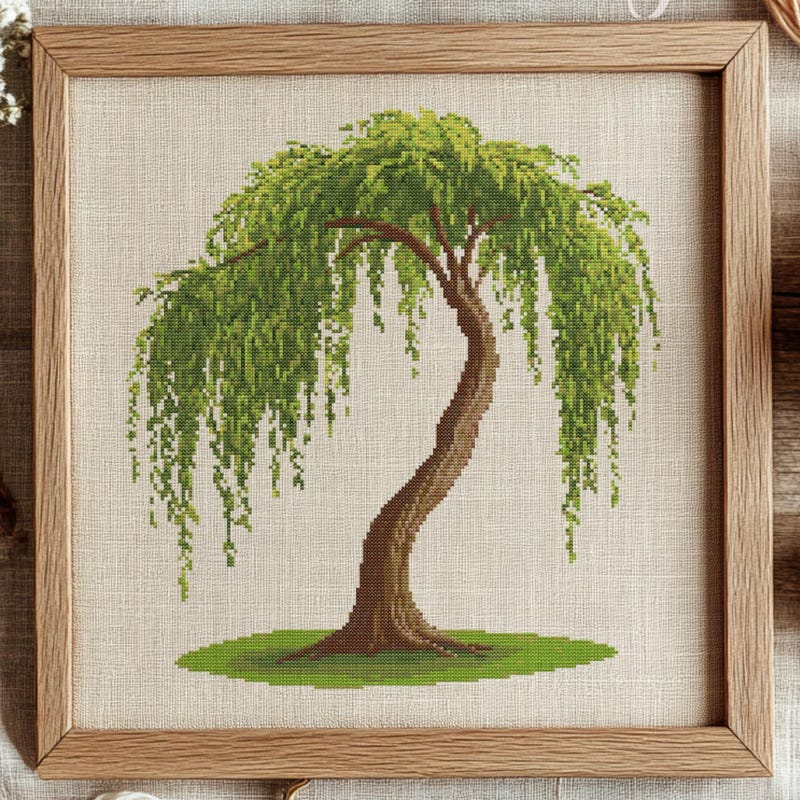 Willow Tree Embroidery - Etsy