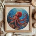 Octopus Cross Stitch Pattern, Octopus Cross Stitch PDF, Cross Stitch ...