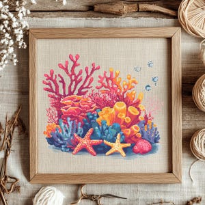 Underwater Cross Stitch Pattern, Ocean Cross Stitch PDF, Cross Stitch ...