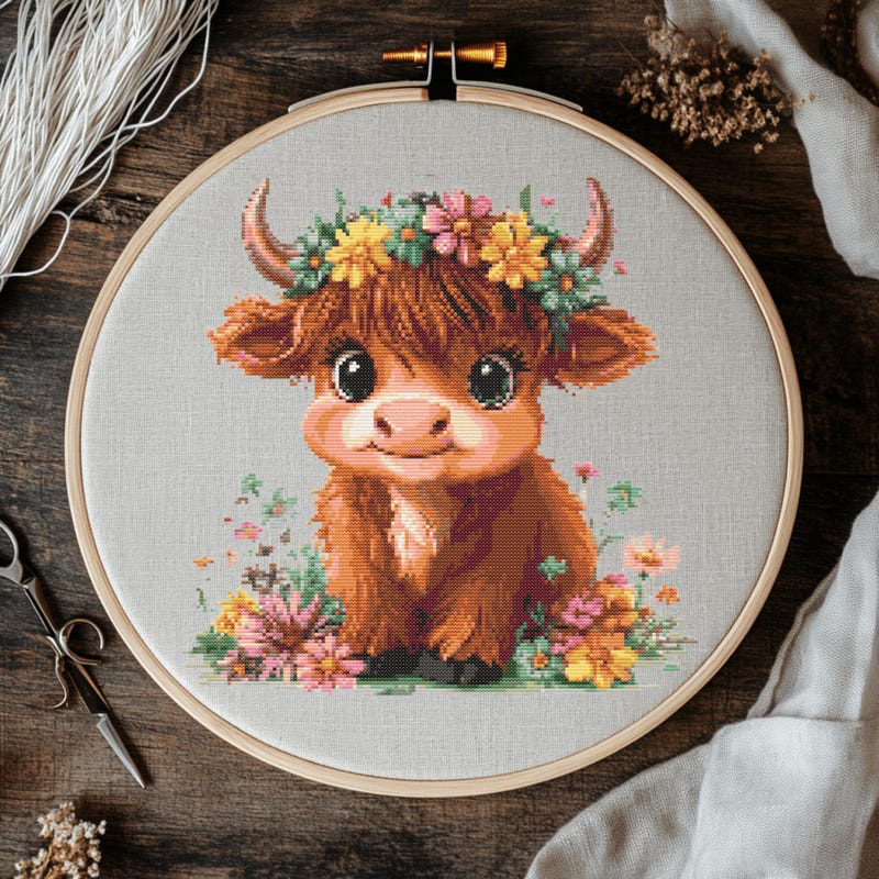 Cow Cross Stitch Pattern - Etsy