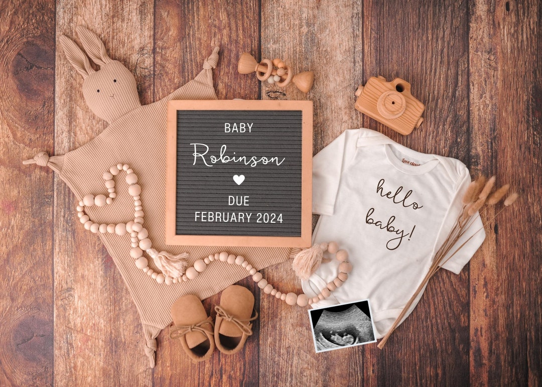 Gender Reveal Gender Neutral Pregnancy Announcement - Etsy