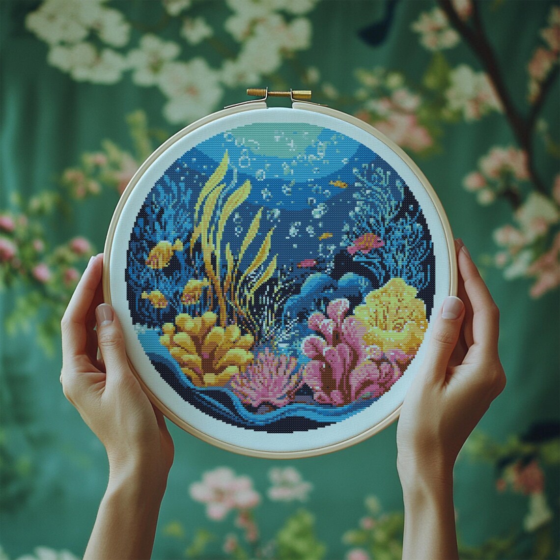Under the Sea Cross Stitch Pattern, Ocean Life (PDF Pattern) - Etsy