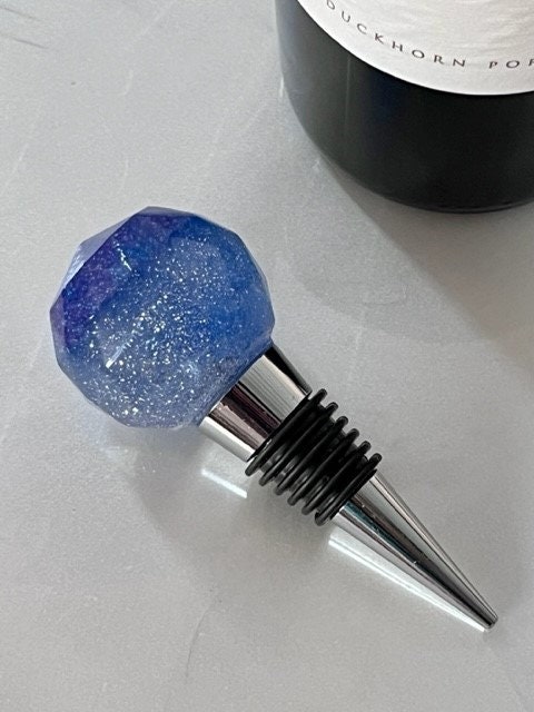 Resin Bottle Stopper, Wine Topper, Resin Wine Stopper - Etsy