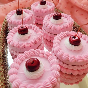 Fake Cake Pink Mini Round Cake - Etsy