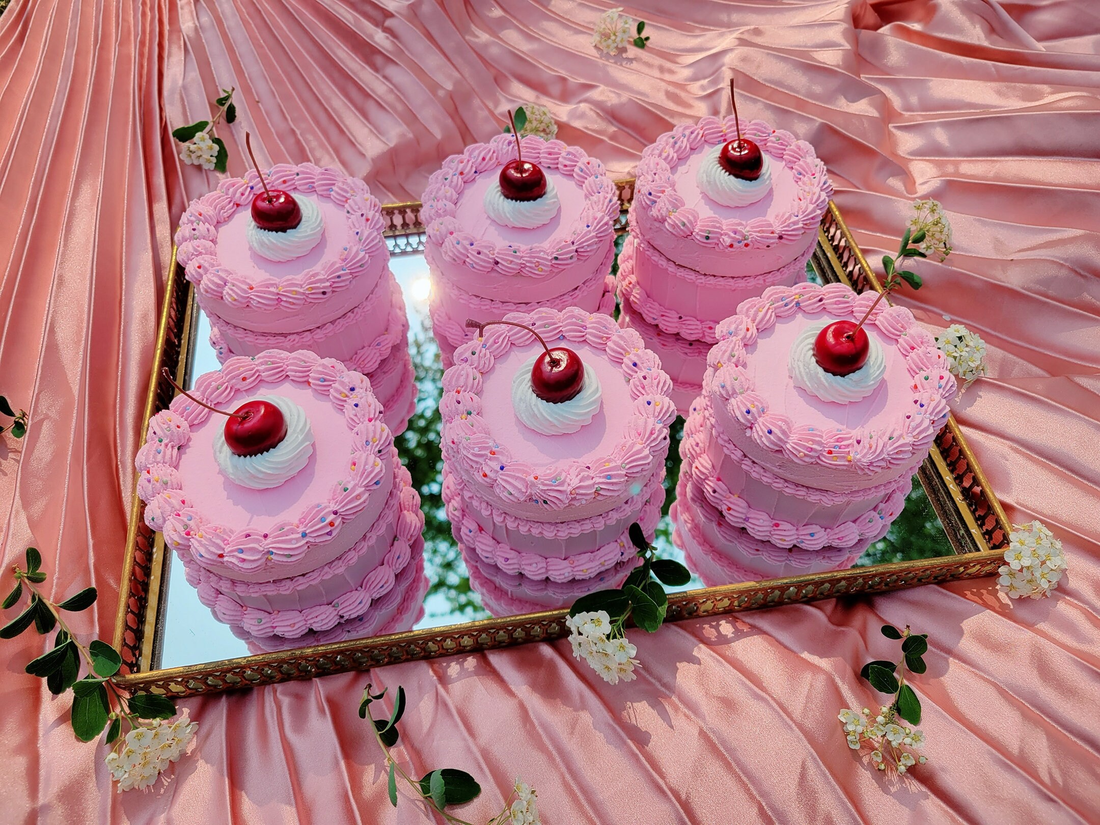 Fake Cake Box Pink Cake With Sprinkles - Etsy