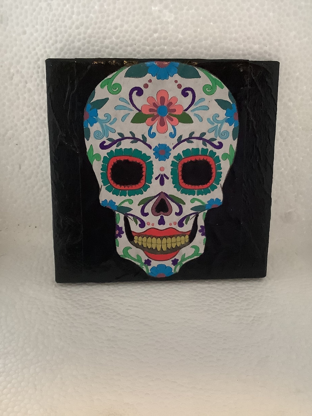Hand Painted Sugar Skull Coasters. These Adorable Coasters Are Hand ...