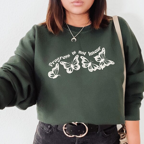 Progress is Not Linear Svg - Etsy
