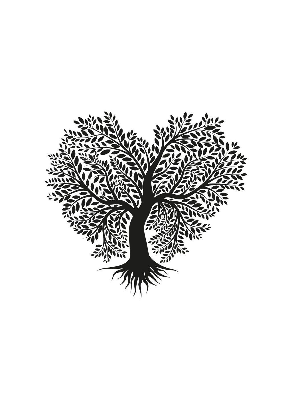 Heart Tree SVG Files for Cricut - Instant Digital Download, Perfect for ...