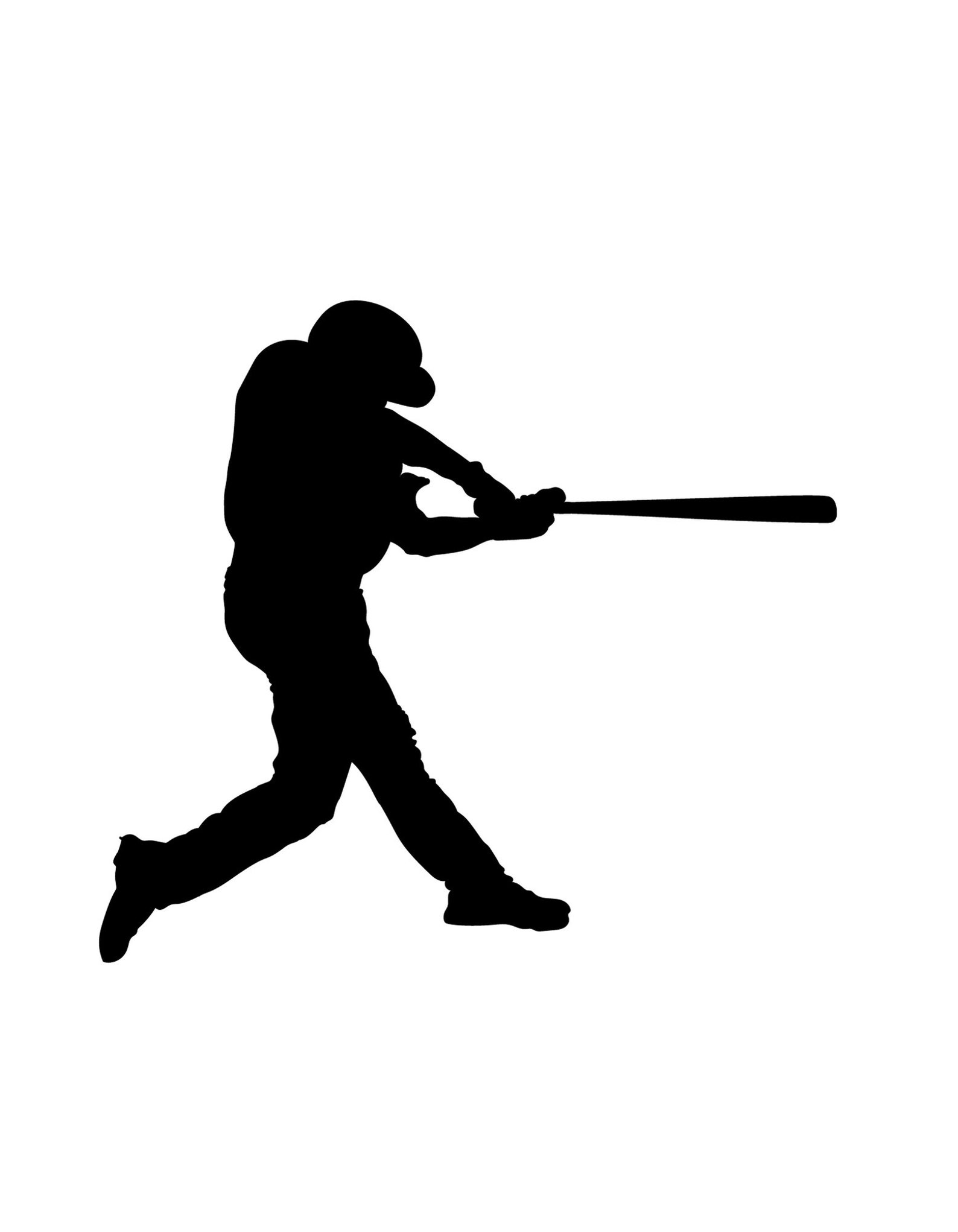 Baseball Player SVG Files for Cricut - Instant Digital Download ...