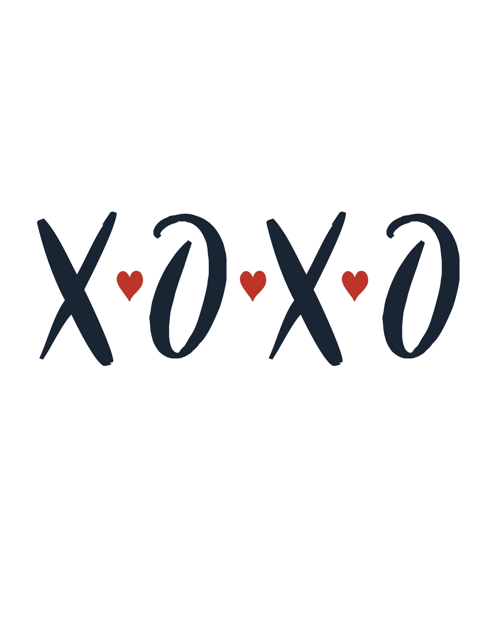 XOXO SVG File, Instant Download Hugs and Kisses - Etsy