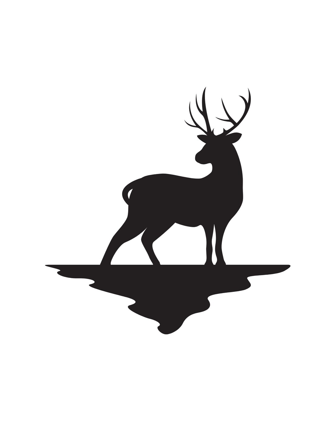 Deer Water SVG Files for Cricut - Instant Digital Download, Perfect for ...