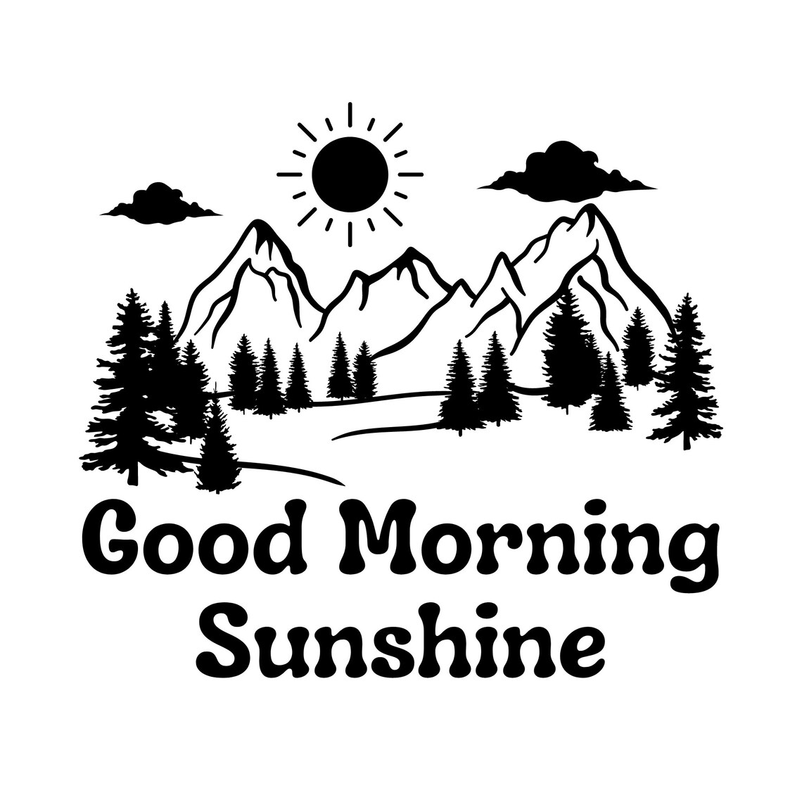 Good Morning Sunshine SVG Files for Cricut Instant Digital Download ...