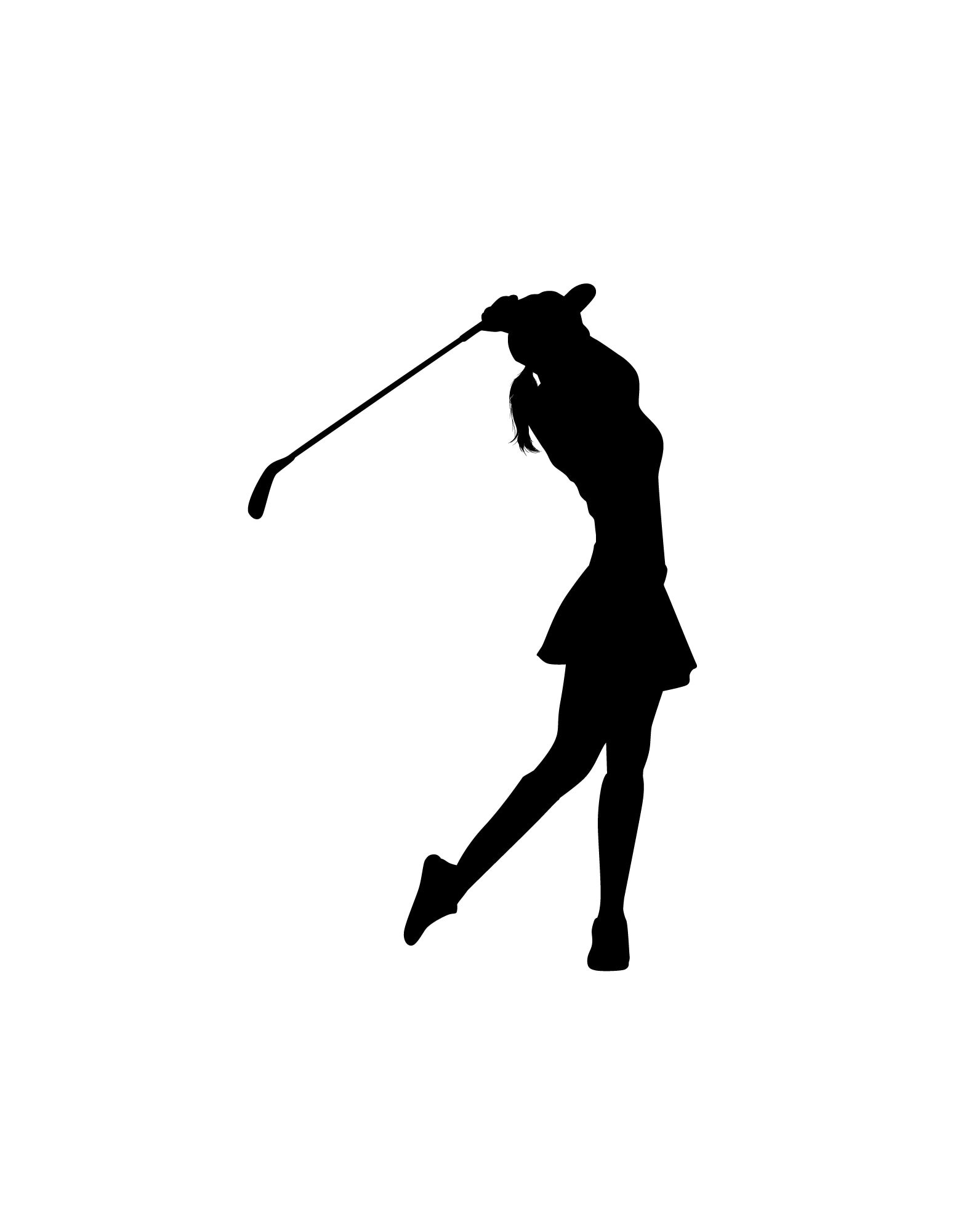 Golf Woman SVG – Cricut Ready Silhouette File (digital Download) - Etsy