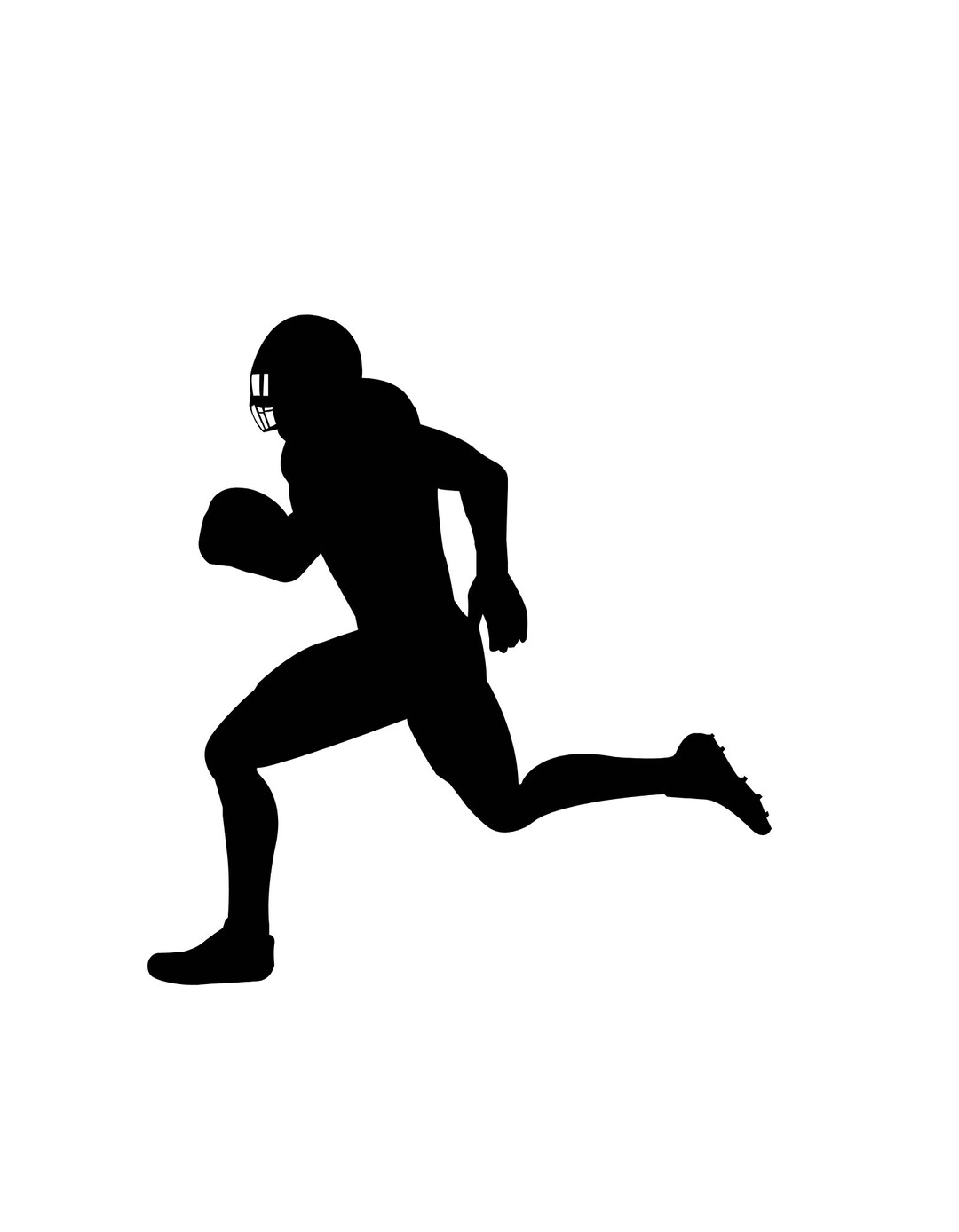 Football Running SVG Files for Cricut - Instant Digital Download ...