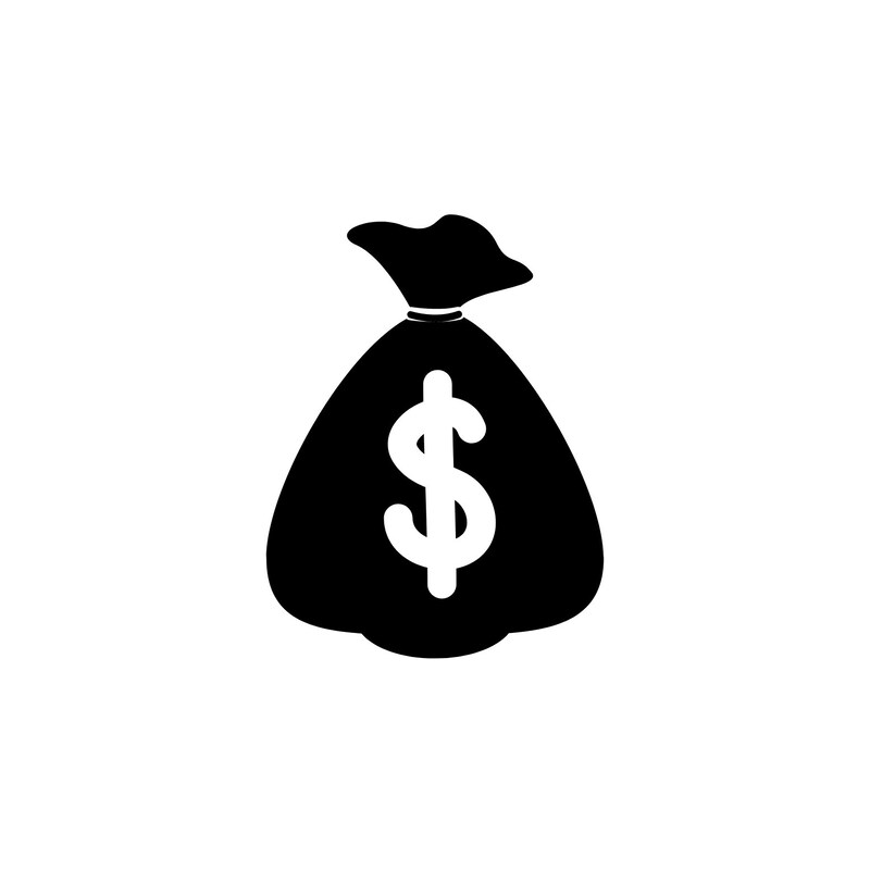 Money Bag Svg - Etsy
