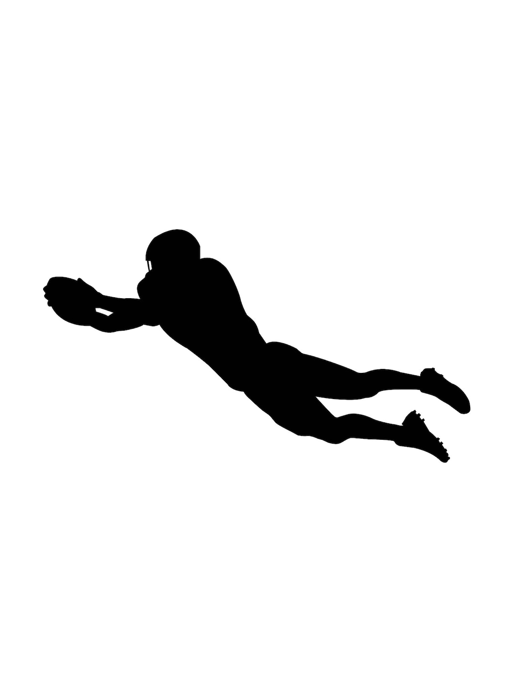 Football Catch SVG Files for Cricut - Instant Digital Download, Perfect ...