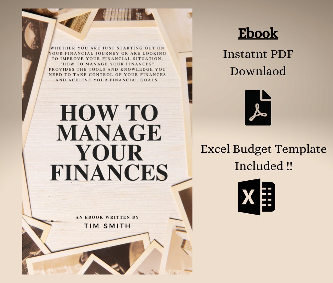How to Manage Your Finances Ebook, Instant Digital Download, Budget ...