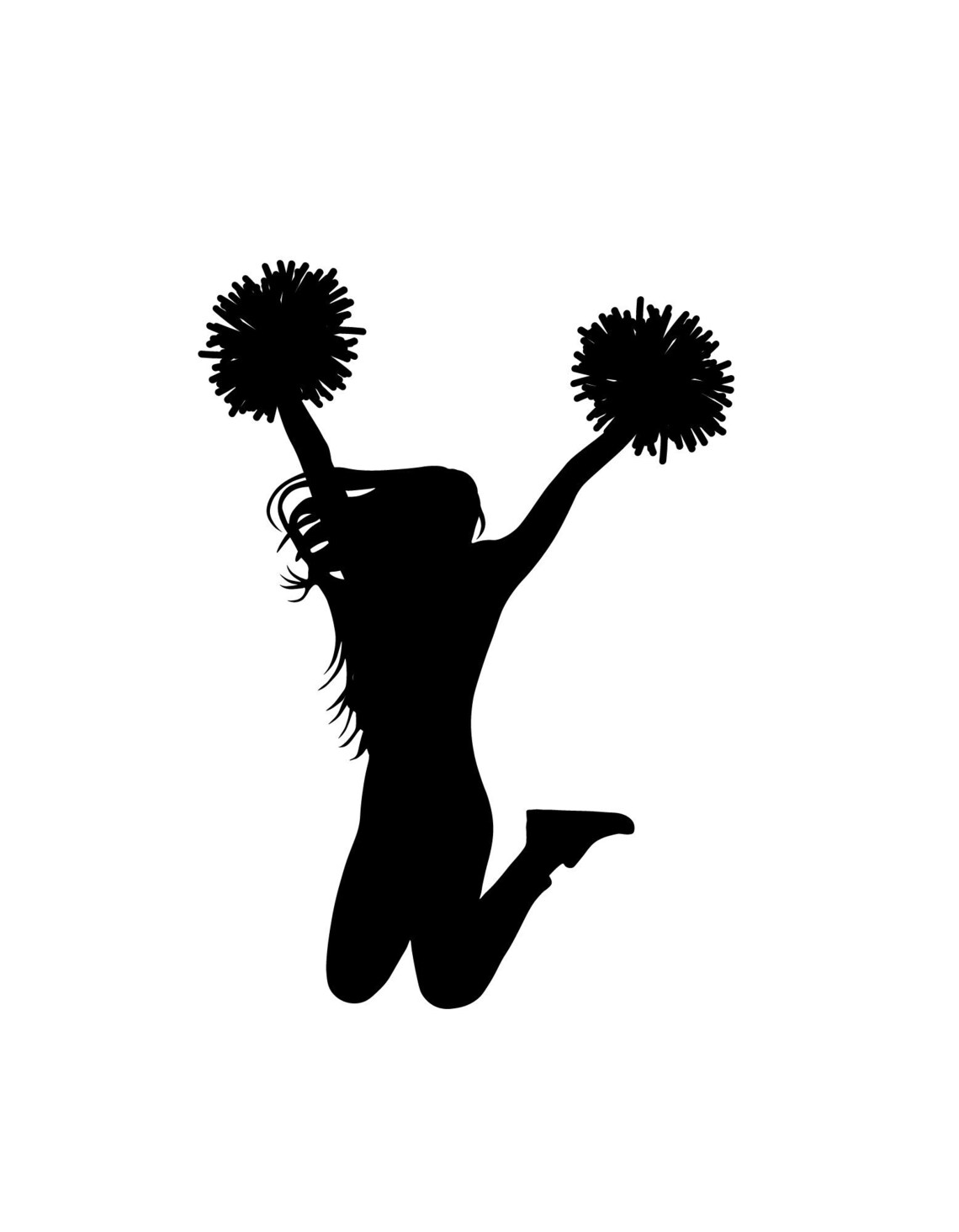 Cheerleader SVG Files for Cricut Instant Digital Download, Perfect for ...