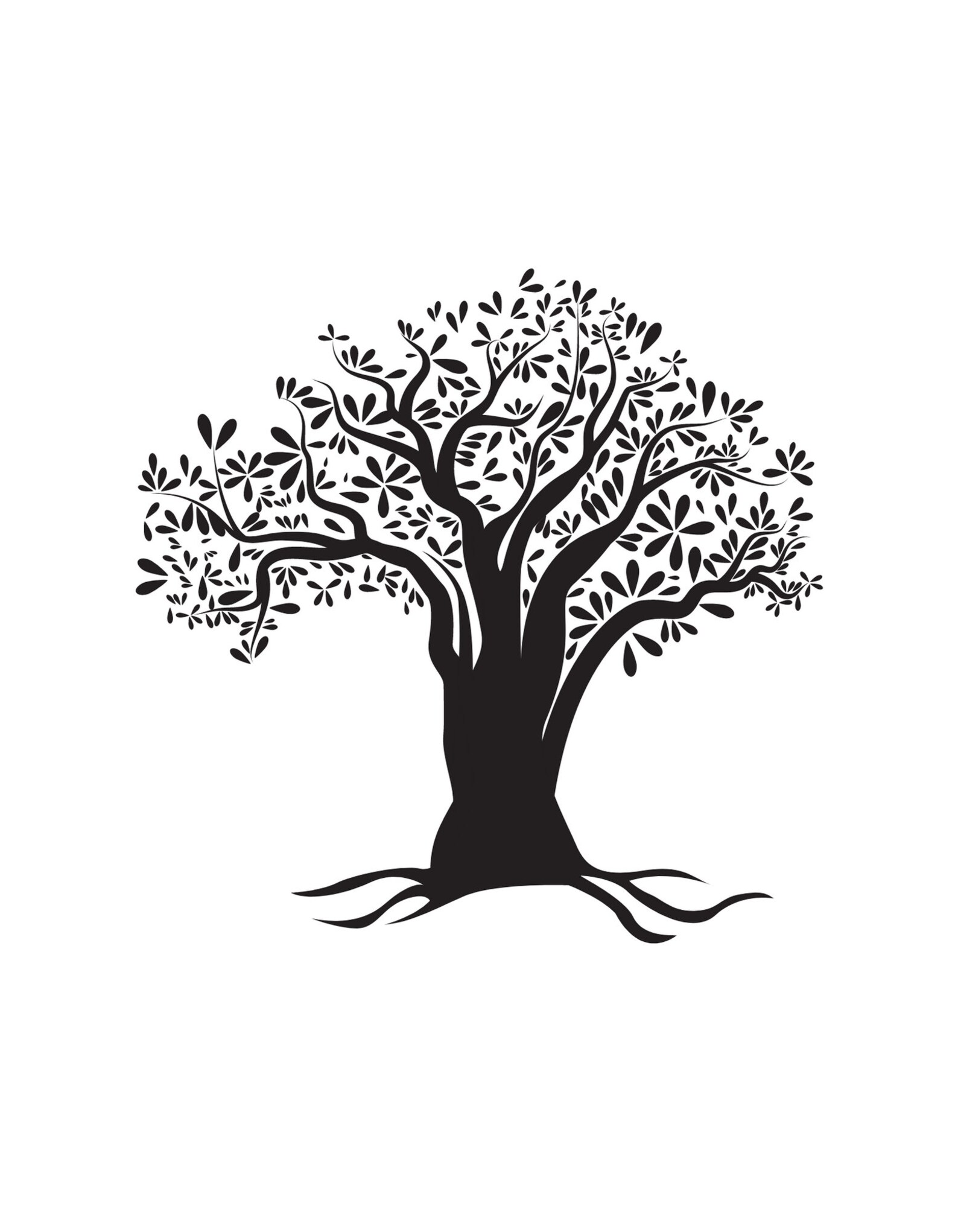 Tree SVG File Instant Download, Svg Files for Cricut, Digital Download ...